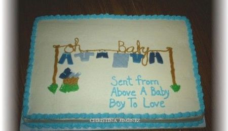 Clothesline-Oh Boy! - CakeCentral.com