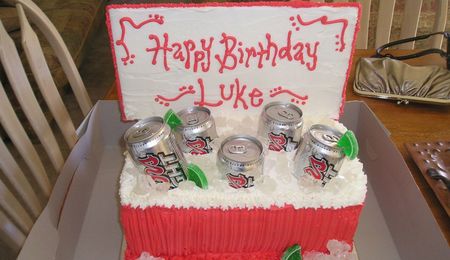 Gatorade Cooler Cake - CakeCentral.com