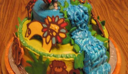 Diego Waterfall Cake - CakeCentral.com