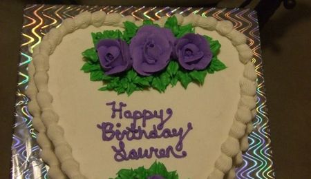 Lace Heart Cake - CakeCentral.com