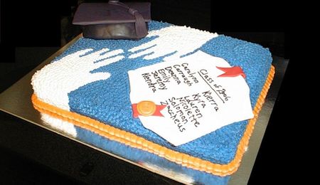 Odu Grad Cake - CakeCentral.com