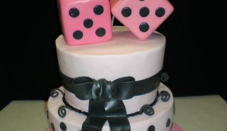 Bunco Party Cake - CakeCentral.com
