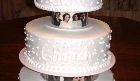 25Th Anniversary Cake - Scrollwork - CakeCentral.com