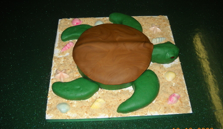 Sea Turtle Cake - CakeCentral.com