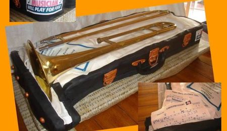 Trombone Cake - CakeCentral.com