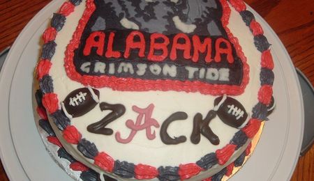 Alabama Crimson Tide Birthday Cake - CakeCentral.com