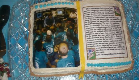 Librarian Retirement Cake - CakeCentral.com