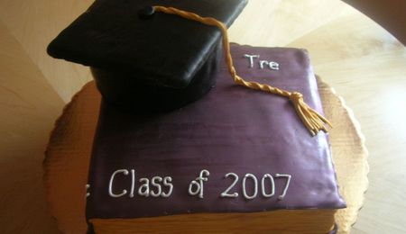 Graduation Book Cake - CakeCentral.com