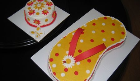 Flip Flop Cake - CakeCentral.com