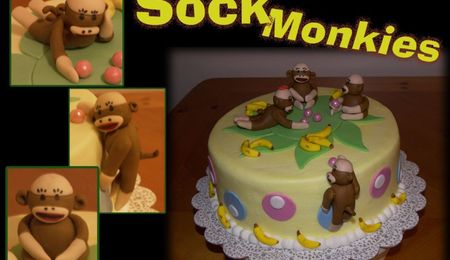 Sock Monkey Smash - CakeCentral.com