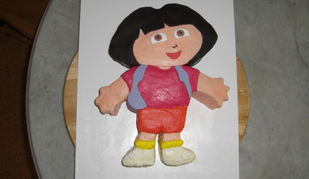 Dora The Explorer Cake - CakeCentral.com