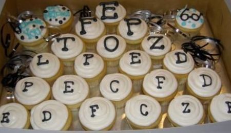 Eye Chart Cake - CakeCentral.com