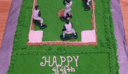 Cincinnati Reds Baseball Birthday Cake - CakeCentral.com
