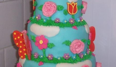 Easter Flower Cake - CakeCentral.com