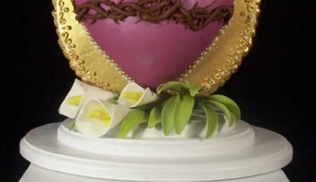 Sacred And Immaculate Hearts Cake - CakeCentral.com