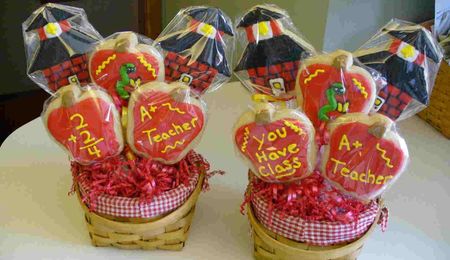 Teacher's Appreciation Cookie Bouquet - CakeCentral.com