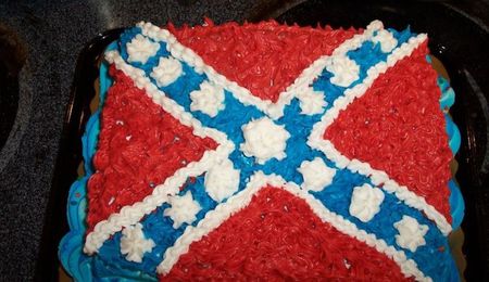 Rebel Flag Cake - CakeCentral.com