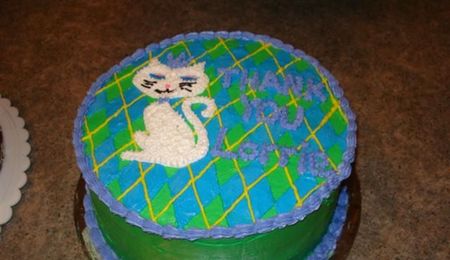 Kitty Liter Box Cake - CakeCentral.com