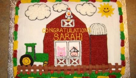 Little Red Barn Cake - CakeCentral.com