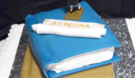 Phd Graduation Cake - CakeCentral.com