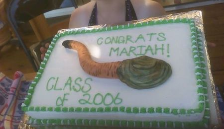 Ram Head Graduation Cake - CakeCentral.com