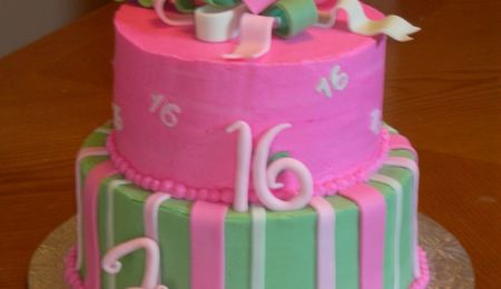 Sweet 16 Sheet Cake - CakeCentral.com