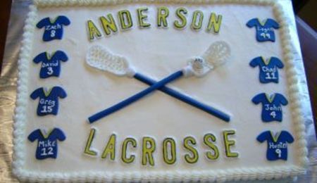 Lacrosse Birthday Cake - CakeCentral.com
