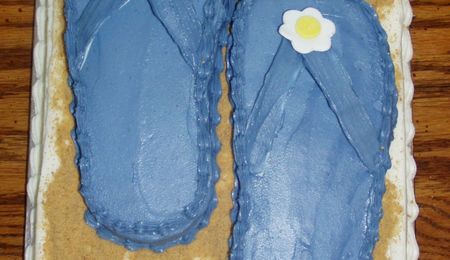 Summer Flip Flops - CakeCentral.com