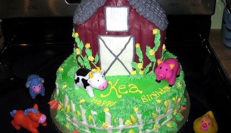 Barnyard 1St Birthday Cake - CakeCentral.com