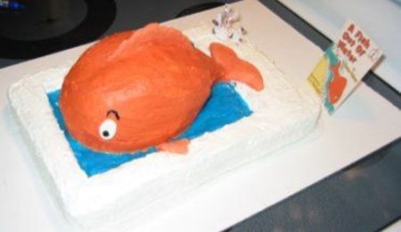 Saltwater Fish Cake With Red Snapper And Speckled Trout - CakeCentral.com