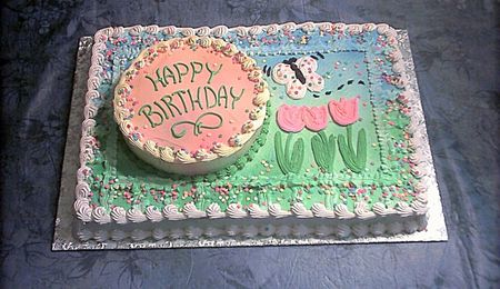 90Th Birthday Sheet Cake - CakeCentral.com