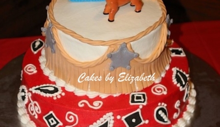 Bull Riding Birthday Cake - CakeCentral.com