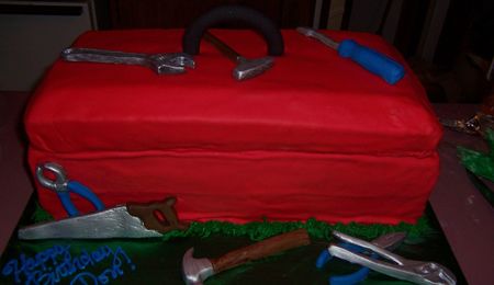 Mechanics Tool Box Cake - CakeCentral.com