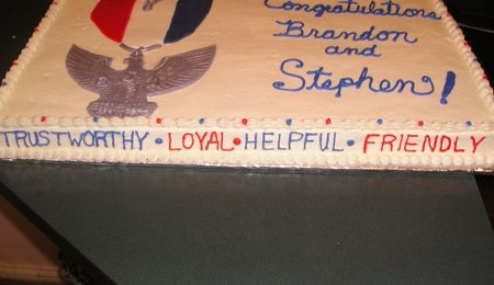 Eagle Scout Us Flag Cake - CakeCentral.com