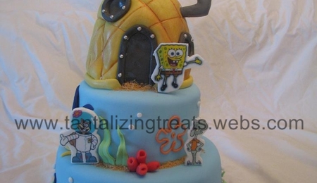 Spongebob Patrick And Gary Birthday - CakeCentral.com