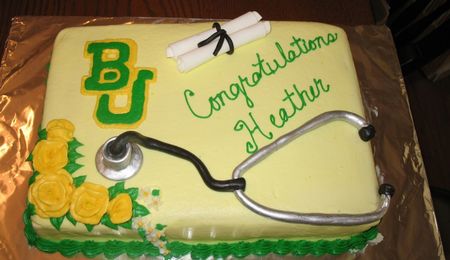 Medical School Graduation Cake - CakeCentral.com