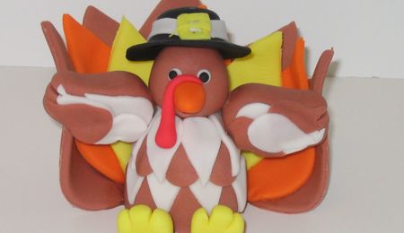 Fondant Turkey Topper - CakeCentral.com