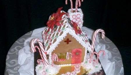 Candy Lane Gingerbread House - CakeCentral.com