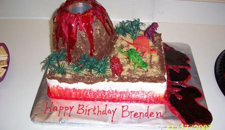 Volcano Cake - Inside View - CakeCentral.com