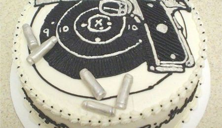 Glock 9Mm Pistol Grooms Cake - CakeCentral.com