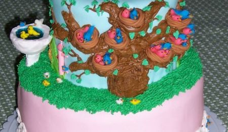 Steampunk Birdhouse Cake - CakeCentral.com