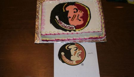 Florida State Seminoles Cake - CakeCentral.com