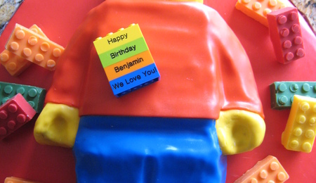 Lego Man Cake - CakeCentral.com