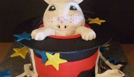 Magic Hat With Rabbit Coming Out - CakeCentral.com