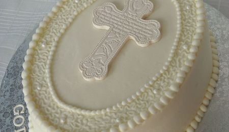 Chloe's First Communion & Confirmation - CakeCentral.com