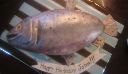 Awesome Fish Bucket Cake - CakeCentral.com
