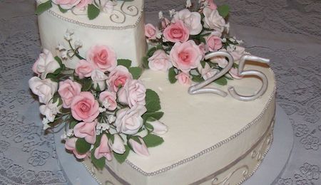 25 Wedding Anniversary - CakeCentral.com