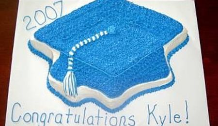 Odu Grad Cake - CakeCentral.com