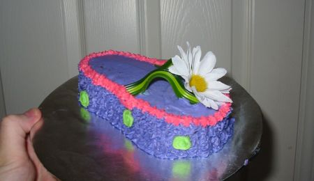 Flip Flop Cake - CakeCentral.com