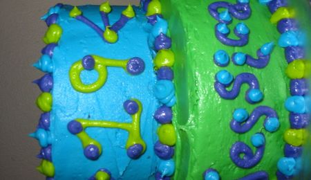 Blue And Green Cupcakes - CakeCentral.com